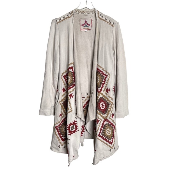 Johnny Was | Sweaters | Johnny Was Embroidered Waterfall Aztec Cardigan ...